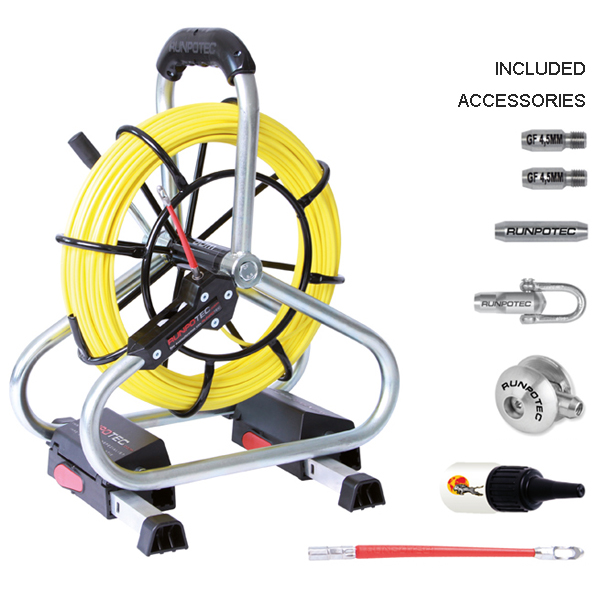 Runpotec Fiberglass Rod 4.5mm x 30m (6mm thread), Professional Cage ...