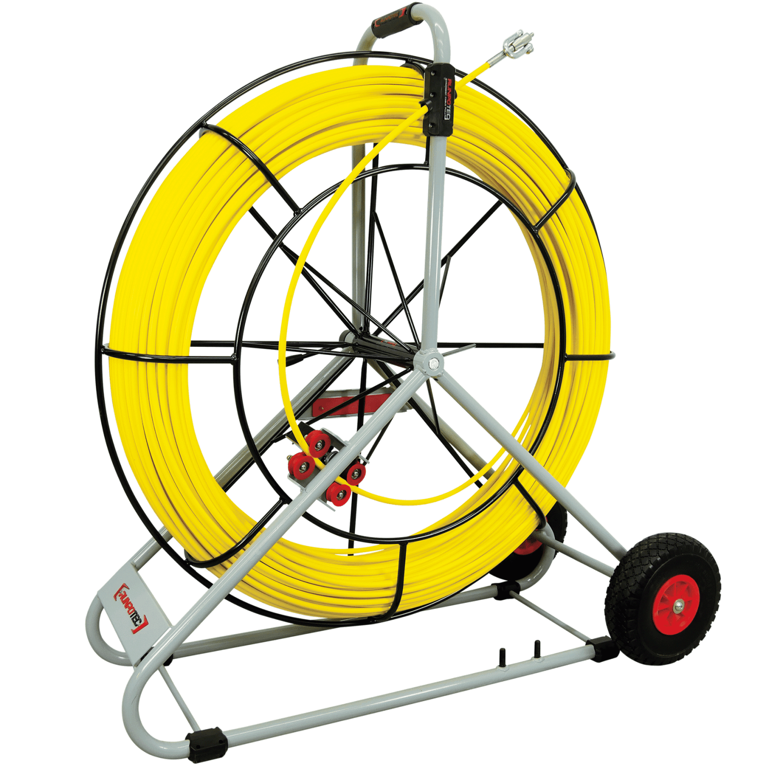 Runpotec Fiberglass Rod 11mm x 300m (12mm thread), Wheeled Cage (1000mm ...