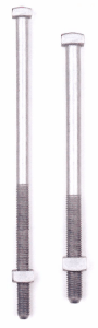 Square Head Bolt 5/8″ x 14″ Long incl Nut, Galvanized - C-COR